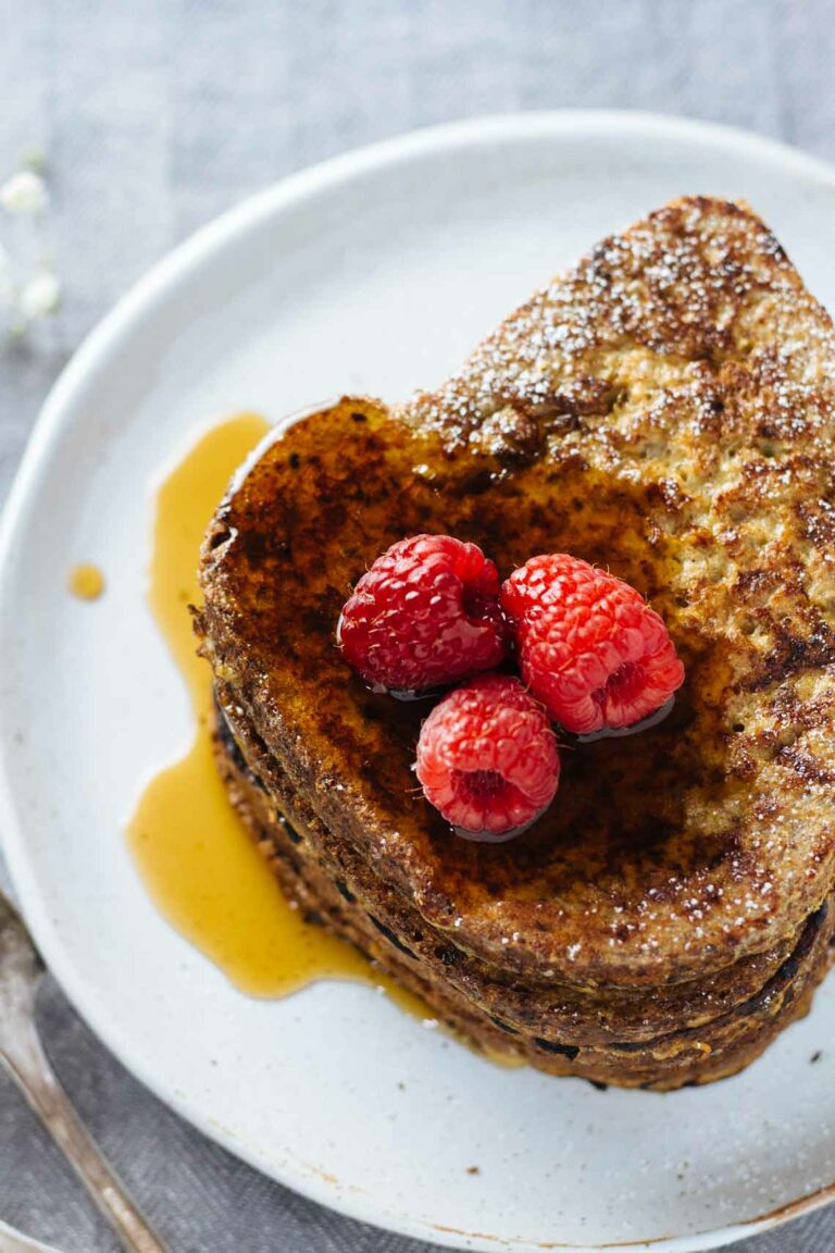 Healthy French Toast Recipe for Ezekiel Bread - Jar Of Lemons