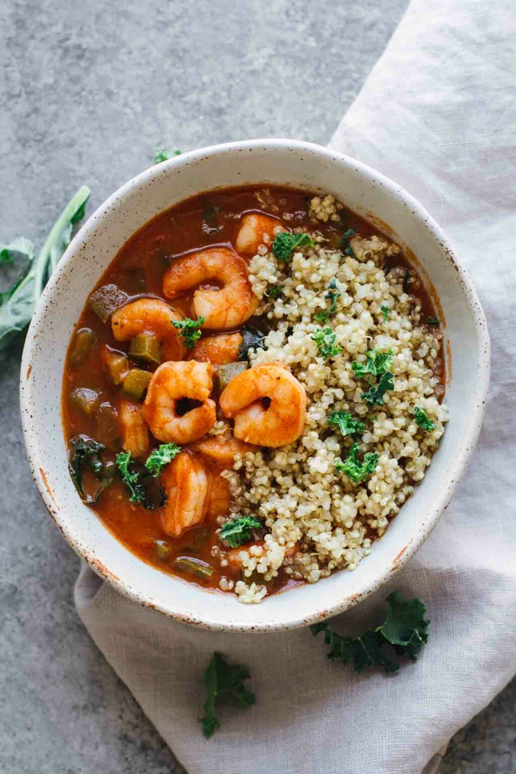Healthy Cajun Shrimp Gumbo - Jar Of Lemons