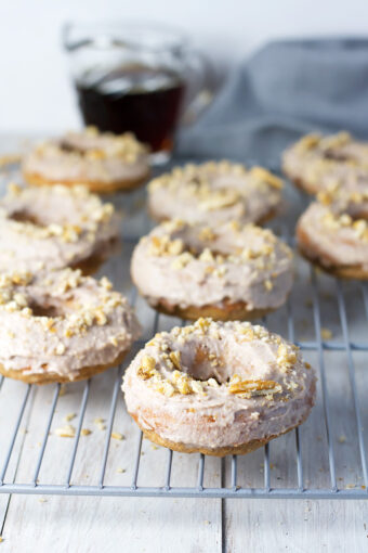 Maple Pecan Doughnuts - Jar Of Lemons