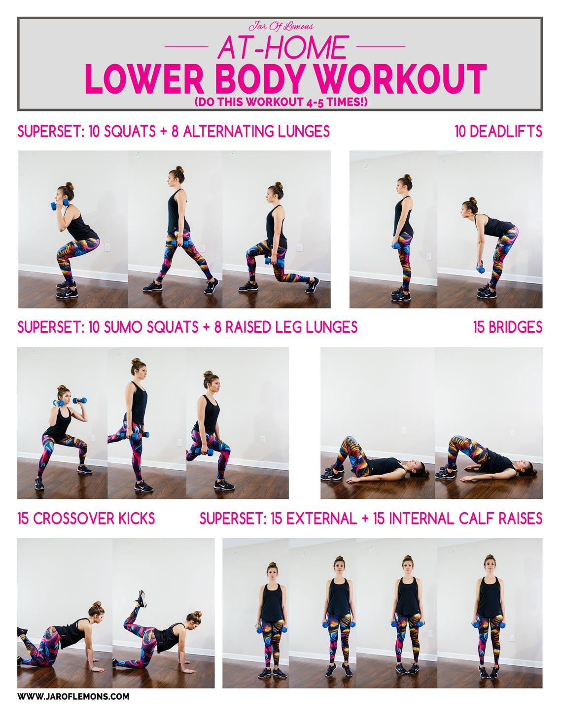 At Home Lower Body Workout Jar Of Lemons At Home Lower Body Workout Jar Of Lemons