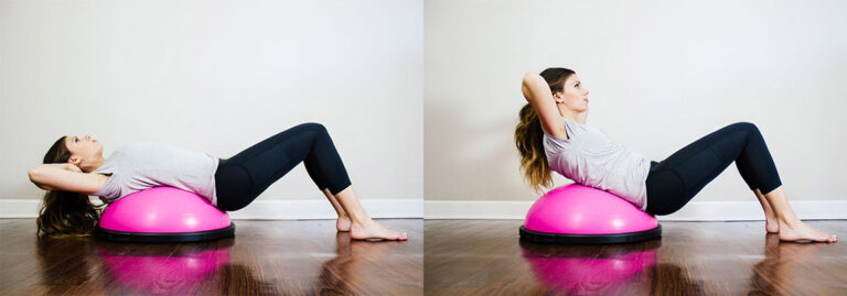 5-Minute BOSU Ab Workout - Jar Of Lemons