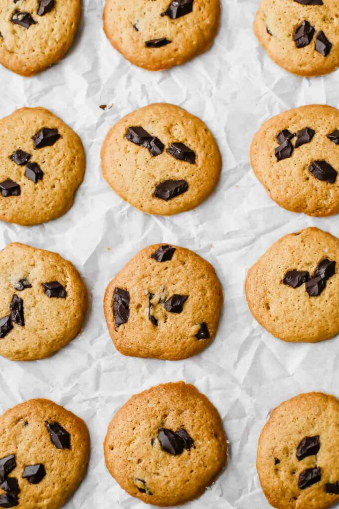 The BEST Chocolate Chip Healthy Cookie Recipe - Jar Of Lemons