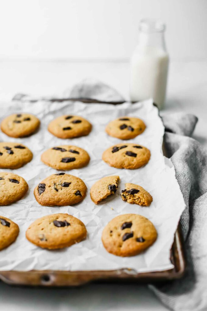 The BEST Chocolate Chip Healthy Cookie Recipe - Jar Of Lemons