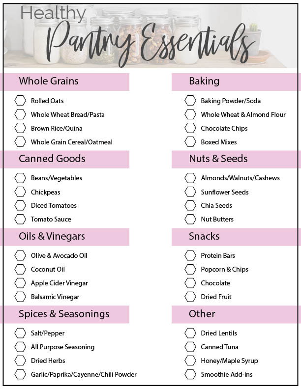 The Best Healthy Pantry Essentials Jar Of Lemons The Best Healthy Pantry Essentials Jar Of Lemons