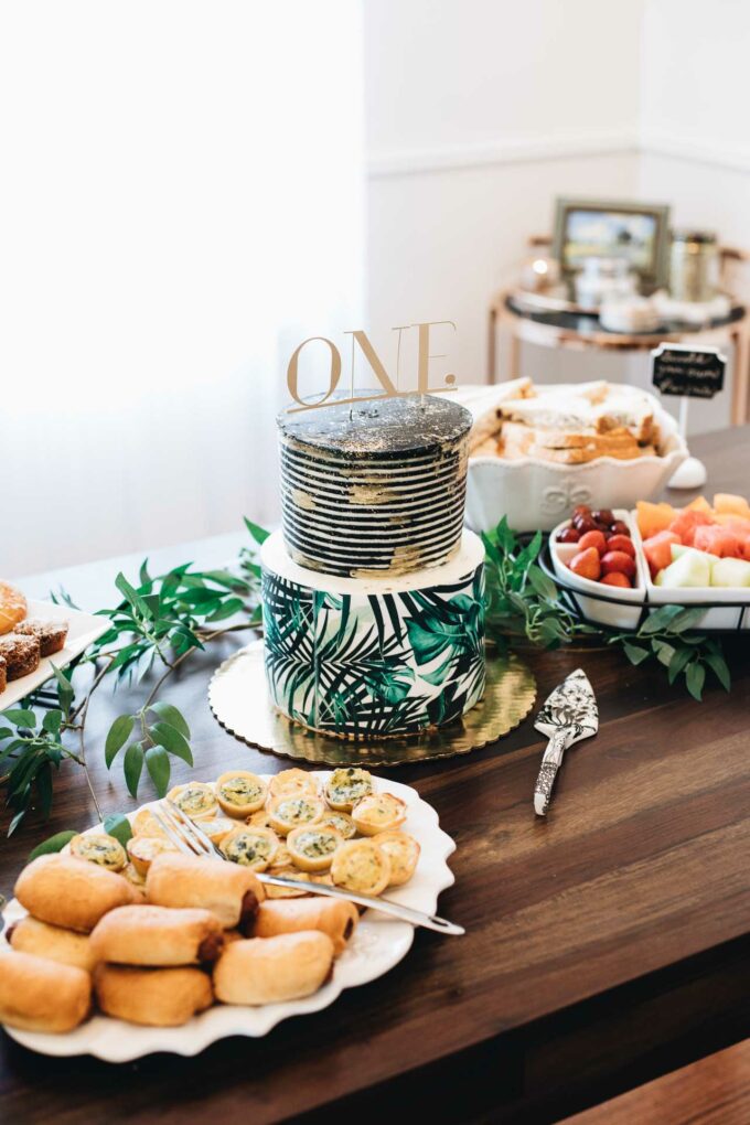 Atlas is ONE: Tropical Plant First Birthday Party - Jar Of Lemons
