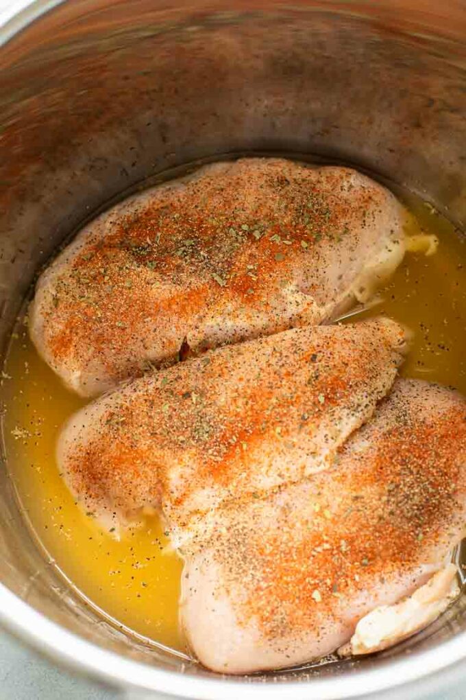 Shredded Chicken in Instant Pot - Jar Of Lemons