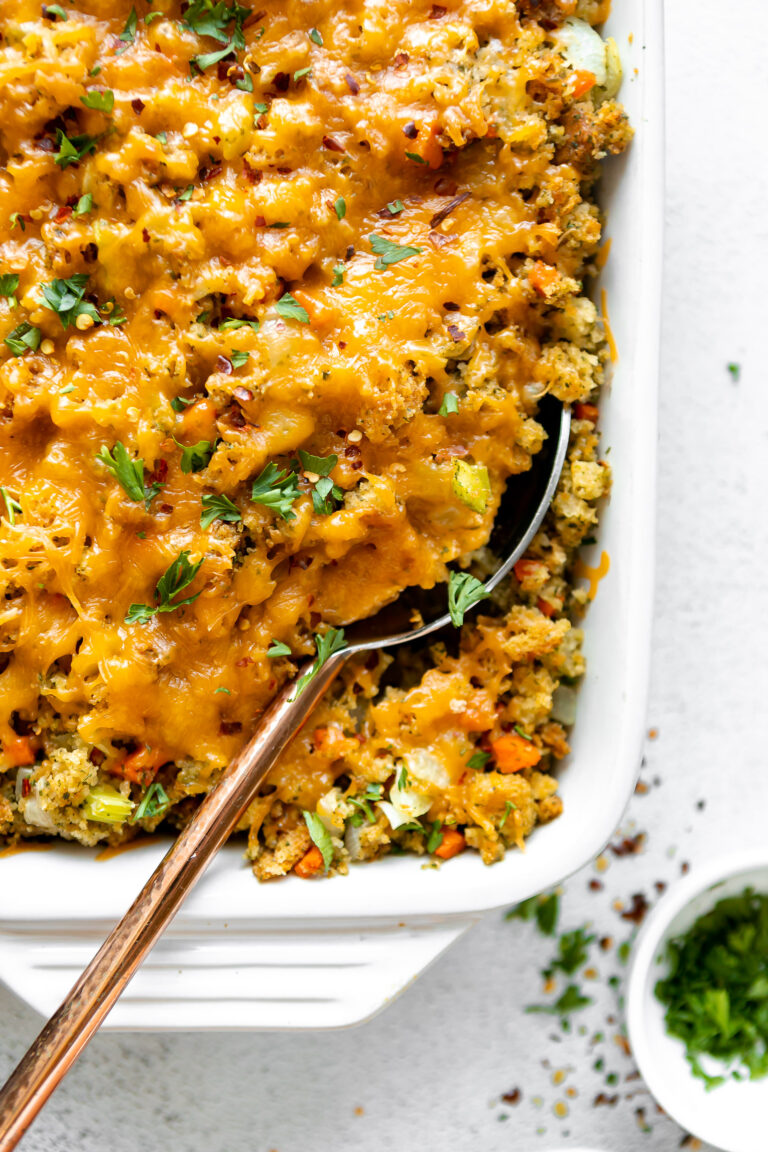 Chicken Broccoli Stuffing Casserole - Jar Of Lemons