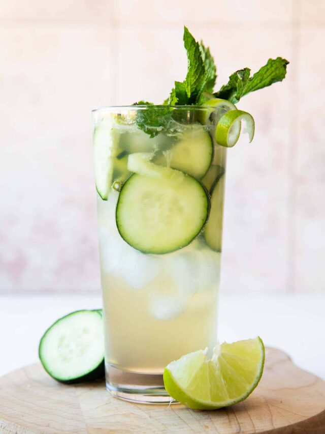 Cucumber Lime Spritzer (Non Alcoholic) Story - Jar Of Lemons