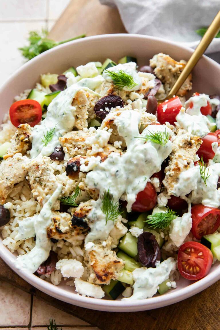Greek Chicken Bowl Recipe - Jar Of Lemons
