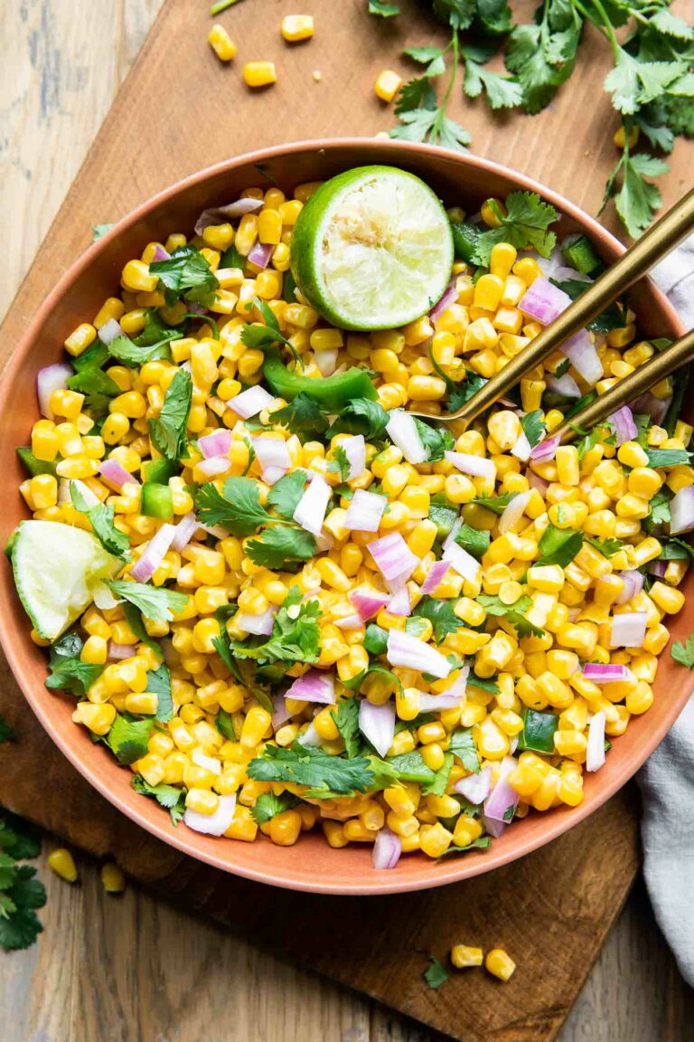 Chipotle Corn Salsa Recipe (20 Minutes!) - Jar Of Lemons