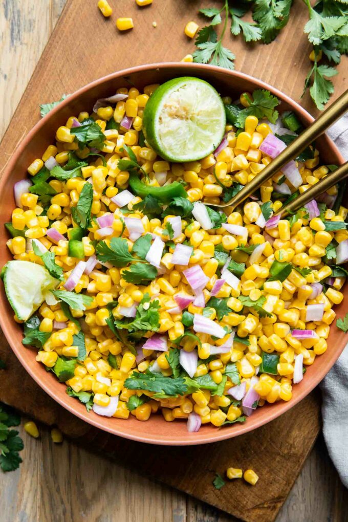 Chipotle Corn Salsa Recipe (20 Minutes!) - Jar Of Lemons