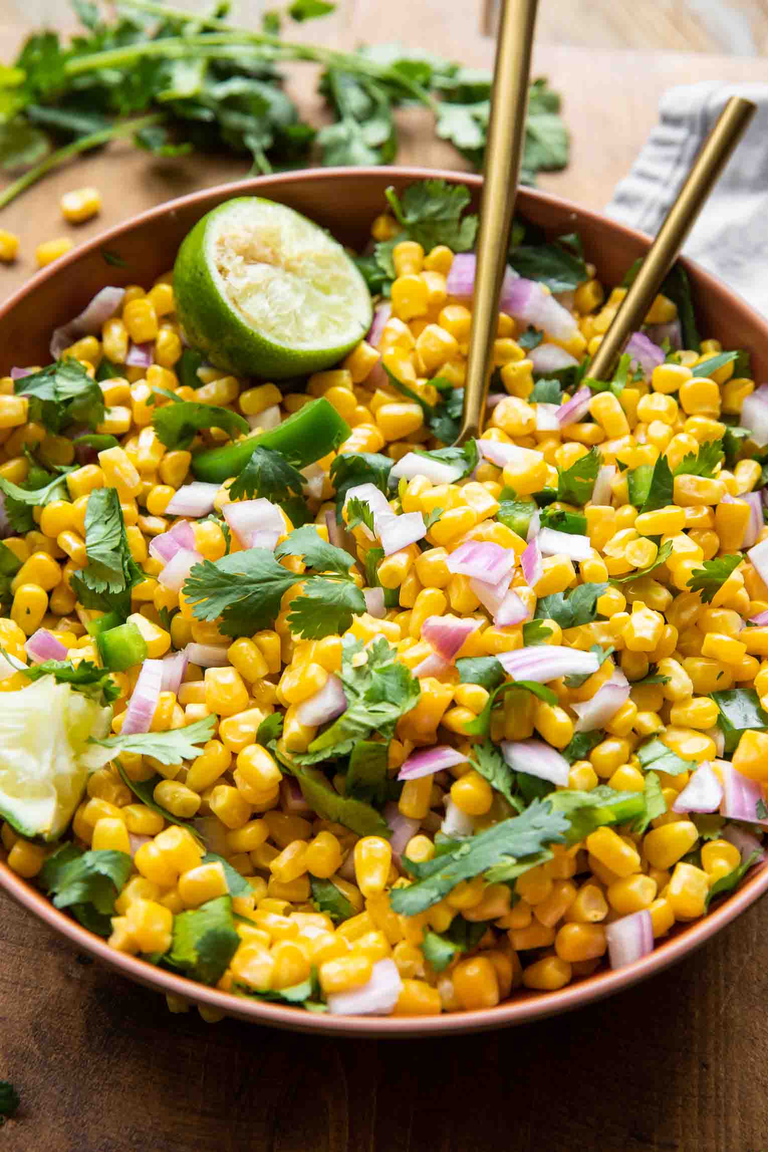 Chipotle Corn Salsa Recipe (20 Minutes!) - Jar Of Lemons
