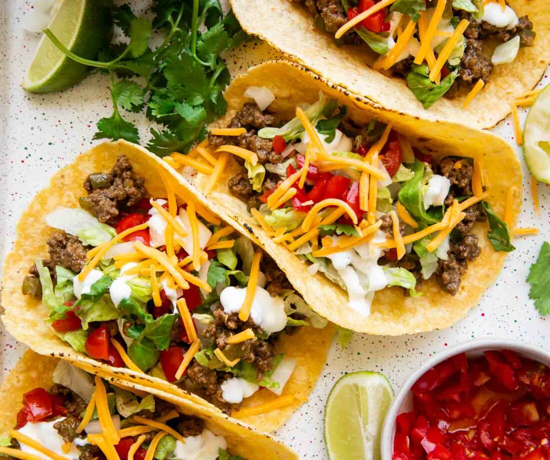 Ground Beef Tacos Recipe-Jar of Lemons