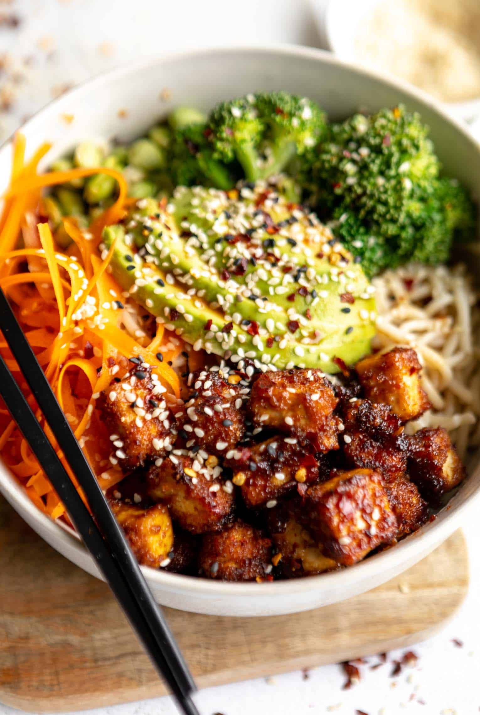 Fried Tofu (Easy Bowl Recipe) - Jar Of Lemons