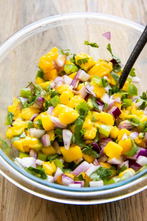 Easy Homemade Mango Salsa - Jar Of Lemons