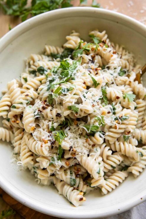 Creamy Protein Pasta Recipe Protein Pasta Recipe - Jar Of Lemons