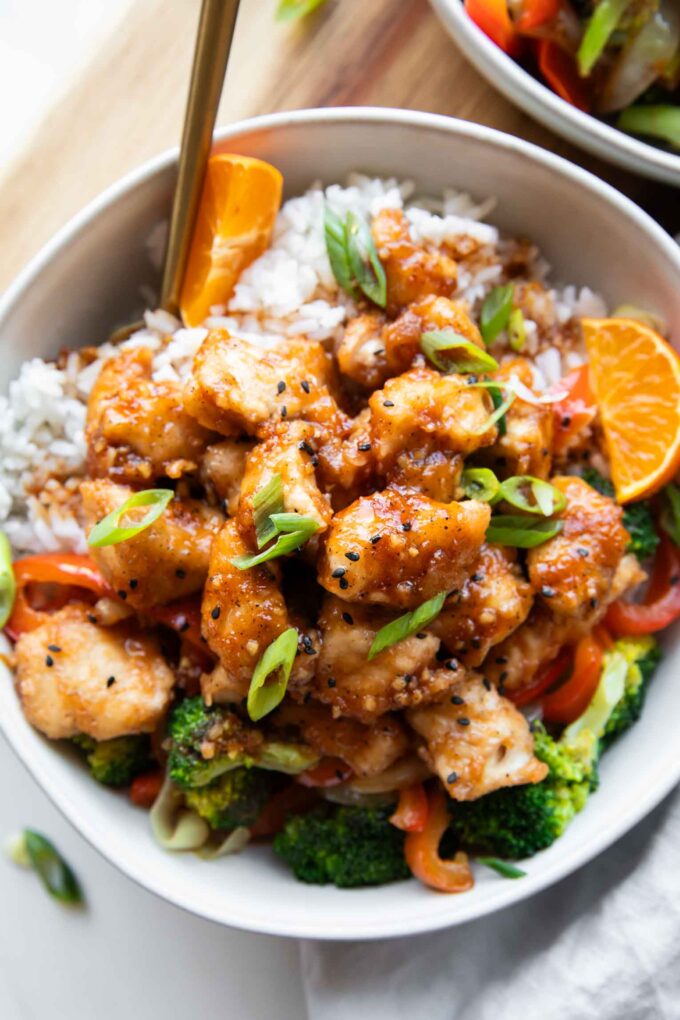 Orange Chicken (Easy Bowl Recipe!) - Jar Of Lemons