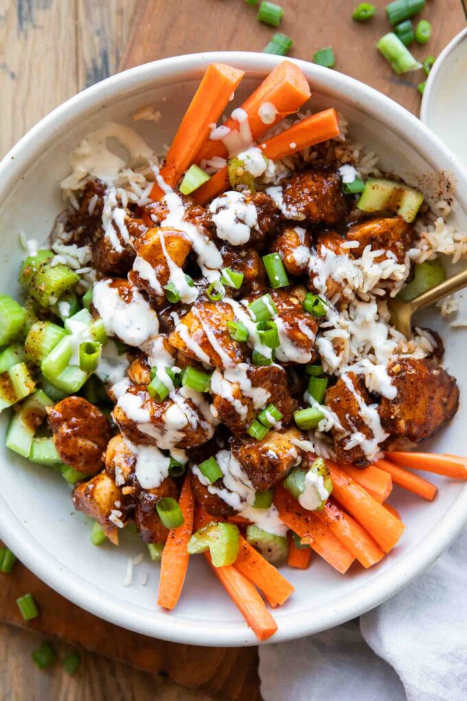 Crispy Buffalo Chicken Bowl Recipe