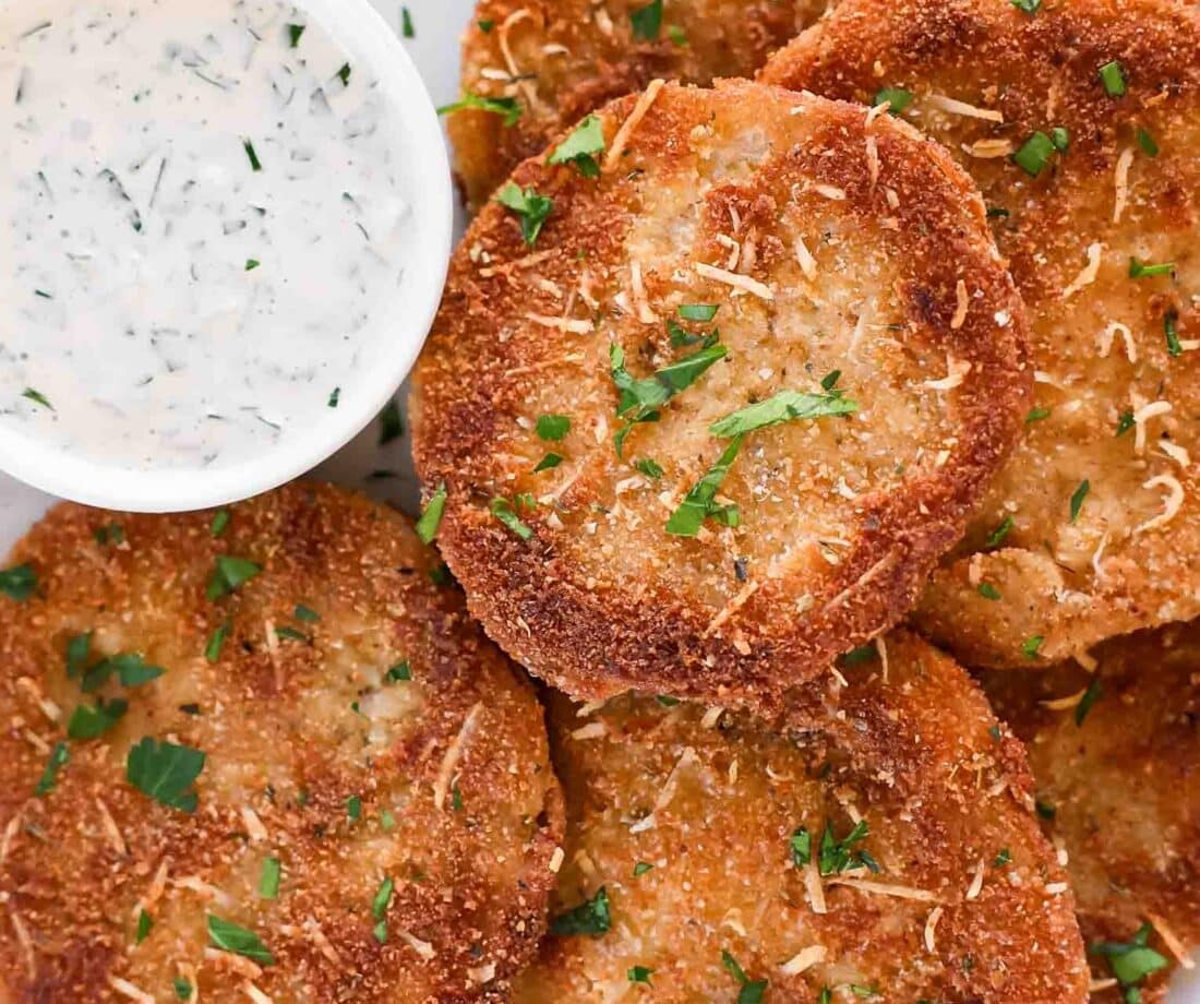Simple Recipe for Fried Green Tomatoes (Fried or Baking instructions ...