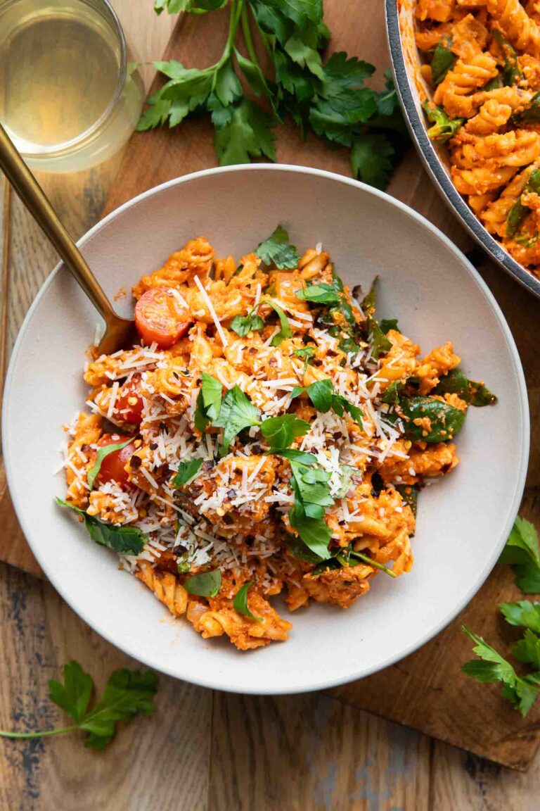 Chicken Alla Vodka Pasta w/ Cottage Cheese - Jar Of Lemons