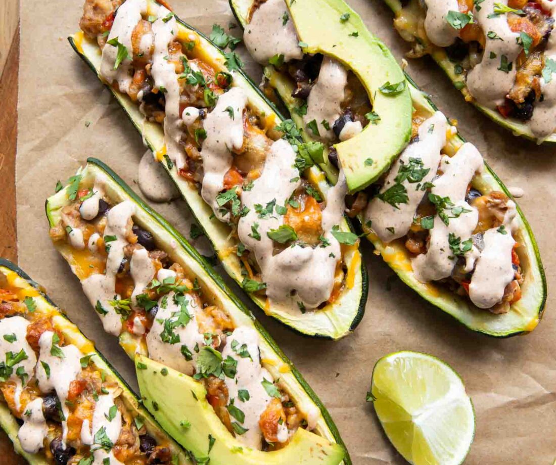 Southwestern Zucchini Boats Recipe - Jar Of Lemons