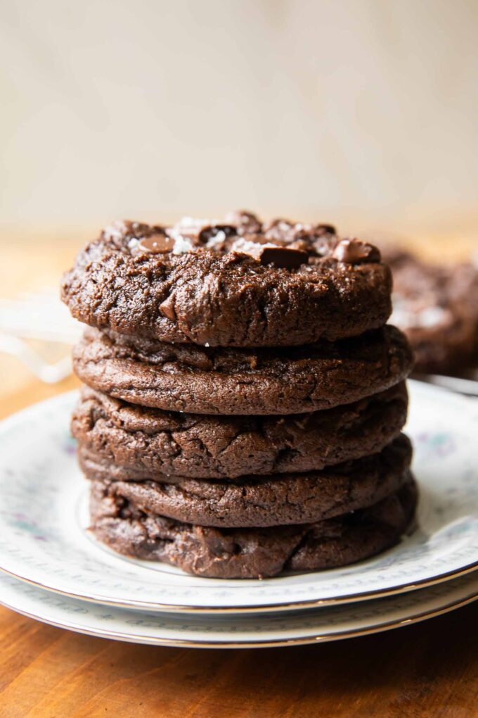 Cottage Cheese Brownie Cookies with Chocolate Chips - Jar Of Lemons